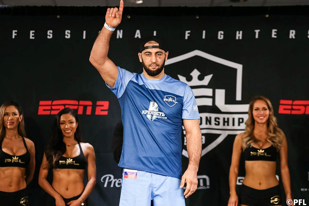Bellator announces signing of undefeated Olympian and former PFL heavyweight champion Ali Isaev