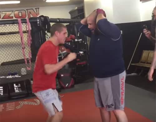 Is fat a natural body armor? UFC fighter finds out